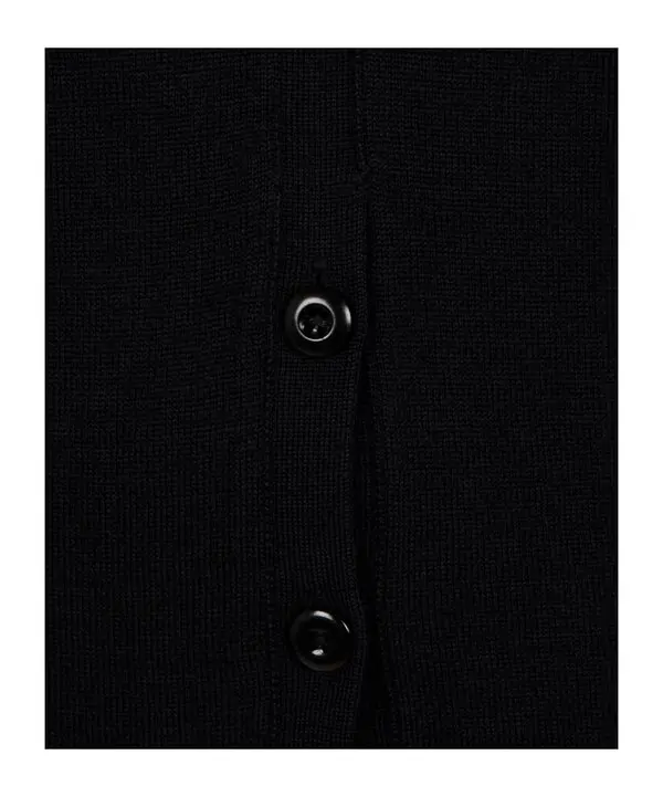 LEMAIRE Twisted V-neck Jumper - Black