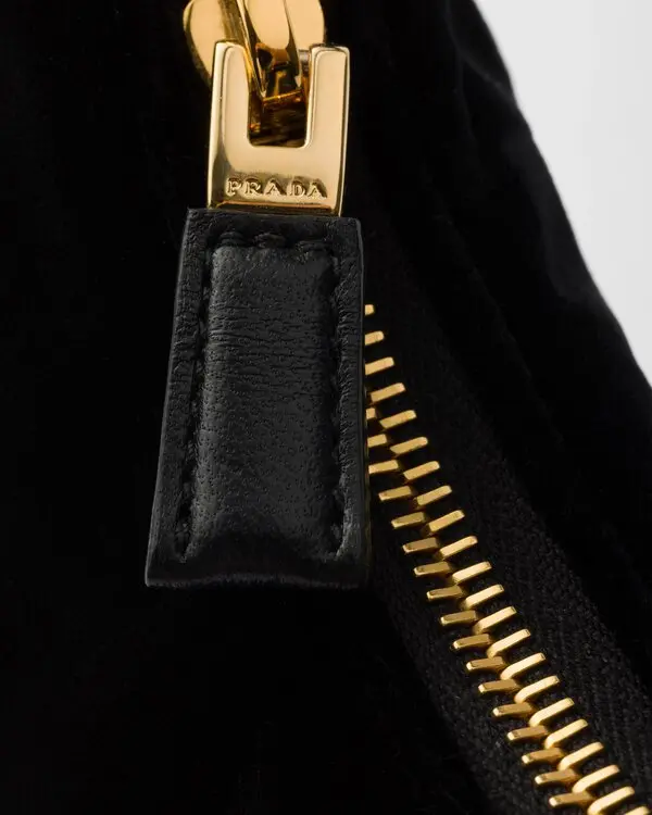Prada Re-edition Velvet Shoulder Bag