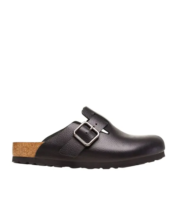 BIRKENSTOCK Buckled Clogs - Black