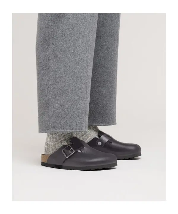 BIRKENSTOCK Buckled Clogs - Black