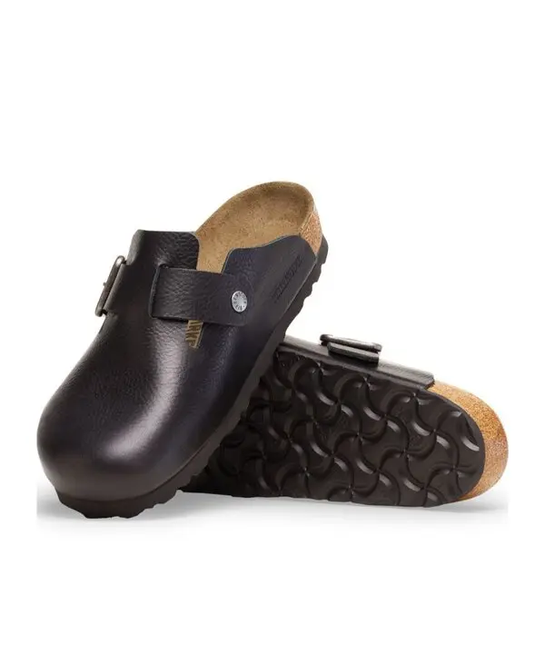 BIRKENSTOCK Buckled Clogs - Black