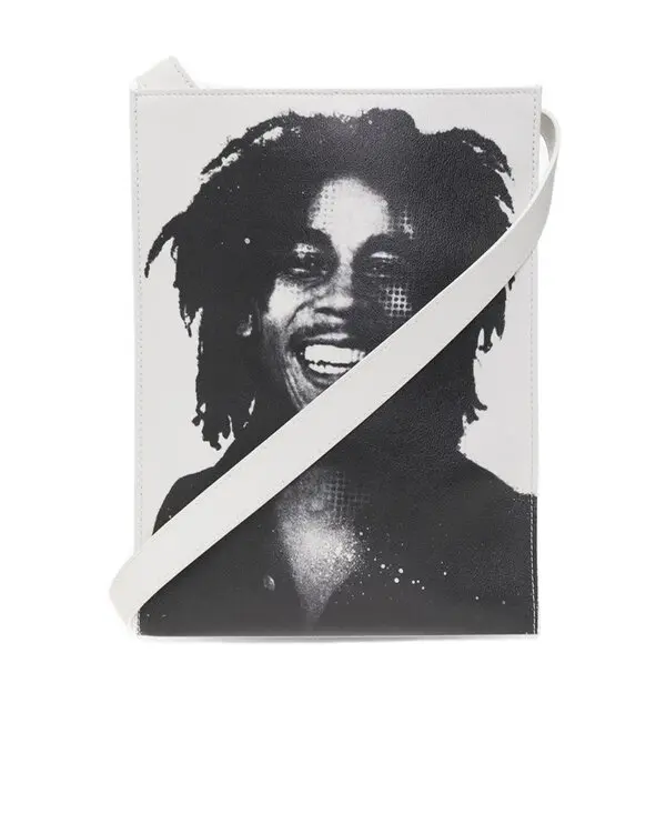 Dsquared2 Bob Marley Printed Shoulder Bag - Black