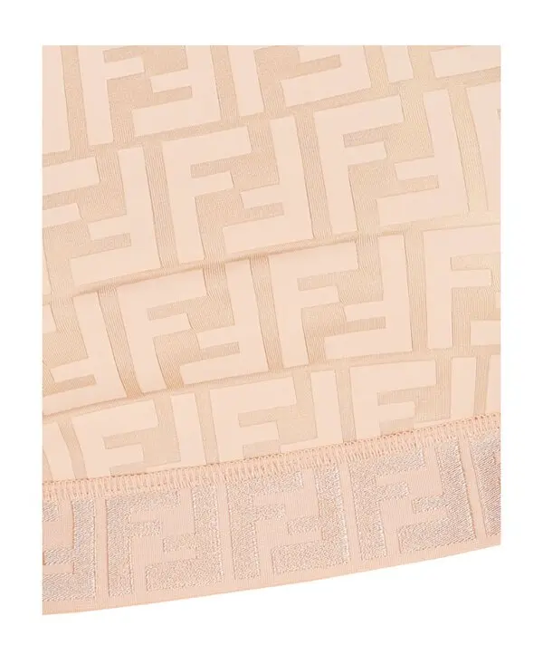 Fendi Monogram Ff Pattern Cropped Top