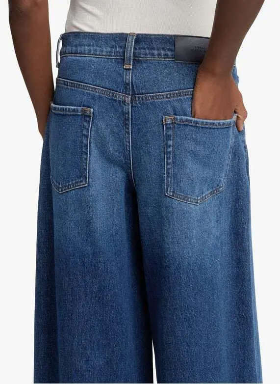 7 For All Mankind High-waisted Wide-leg Jeans