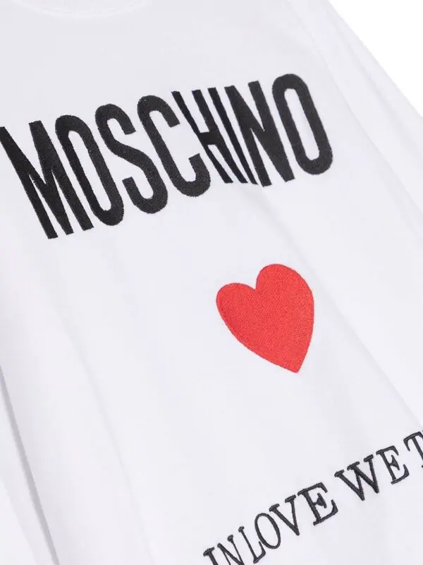 Moschino Embroidered Cotton Sweatshirt