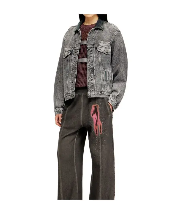 DIESEL® D-denver-s Denim Jacket - Grey