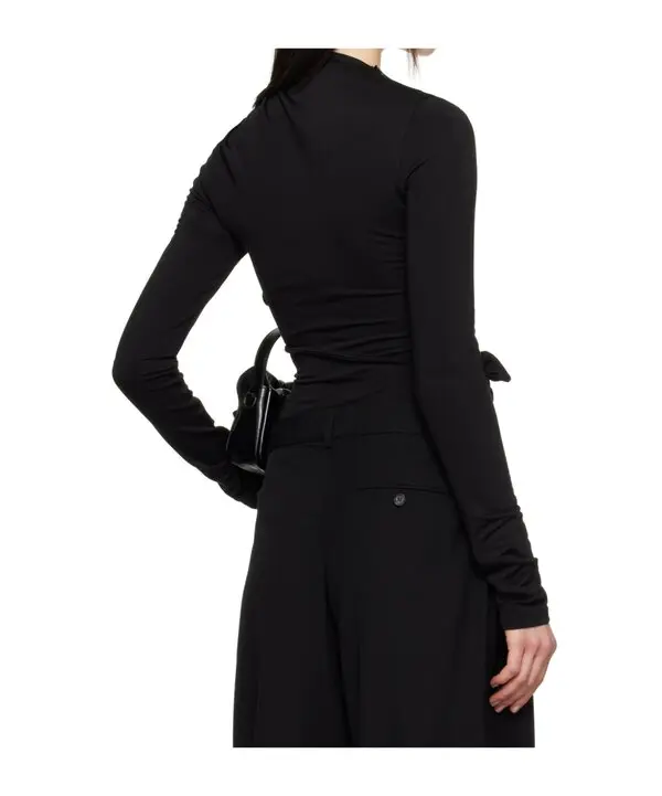 Acne Studios Long Sleeve Knot Detail Top