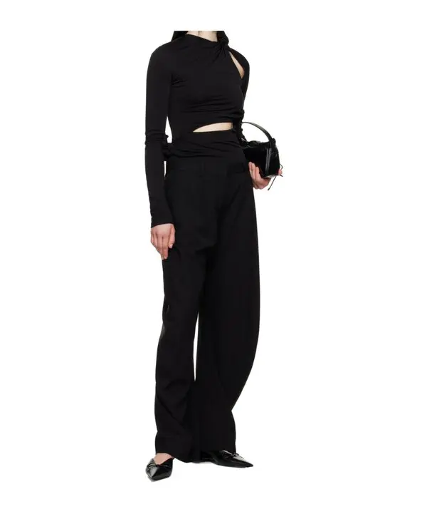 Acne Studios Long Sleeve Knot Detail Top