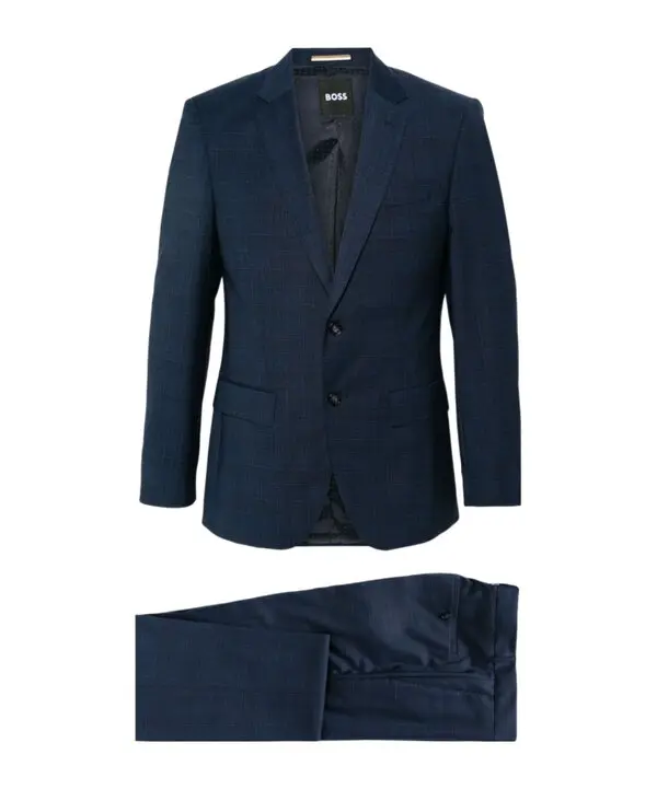Hugo Boss Checked Single-breasted Suid