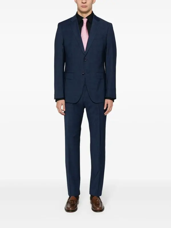 Hugo Boss Checked Single-breasted Suid