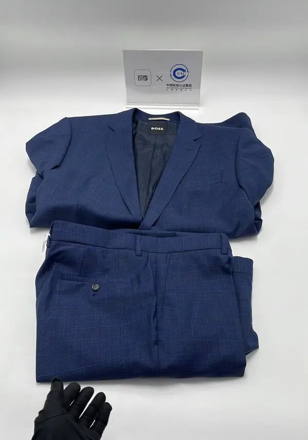 Hugo Boss Checked Single-breasted Suid