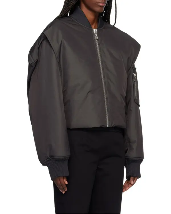 JEAN PAUL GAULTIER Cropped Bomber Jacket