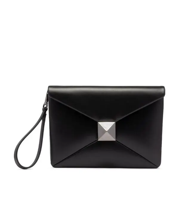 Valentino Garavani One Stud Clutch Bag - Black