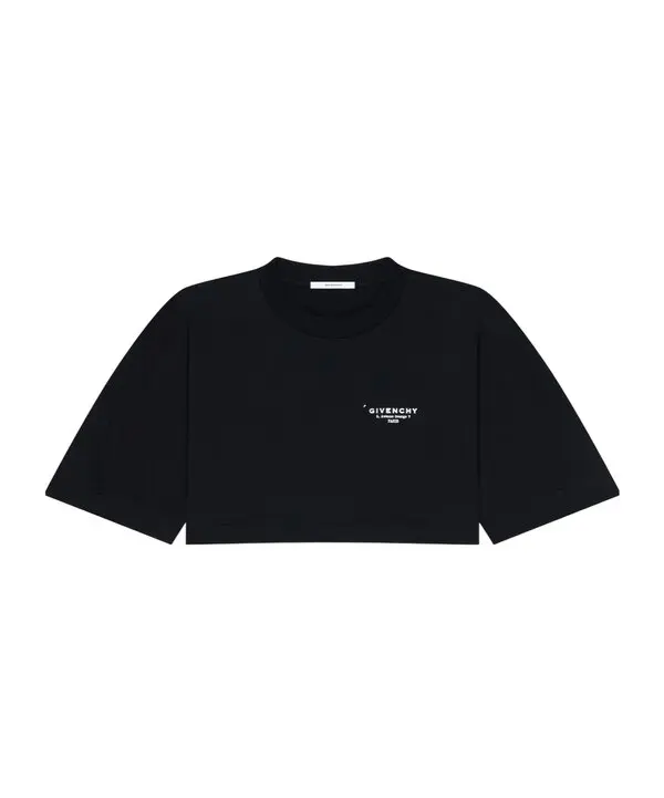 Givenchy Logo Printed Cropped T-shirt