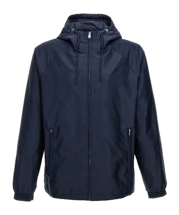 Hugo Boss Hooded Jacket With Drawstring