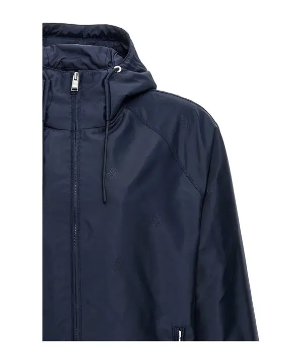 Hugo Boss Hooded Jacket With Drawstring