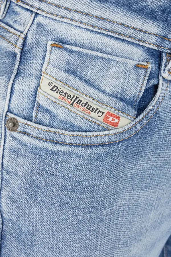 DIESEL® Logo Patch Slim-cut Jeans