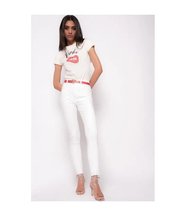 Pinko Skinny Frayed Edge Jeans