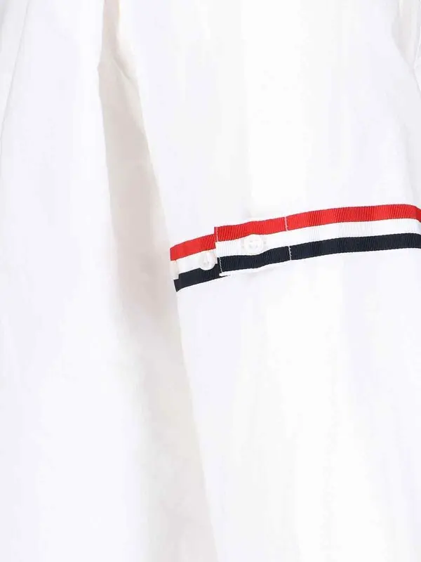 Thom Browne Stripe Detailed Long-sleeved Shirt