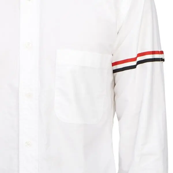 Thom Browne Stripe Detailed Long-sleeved Shirt