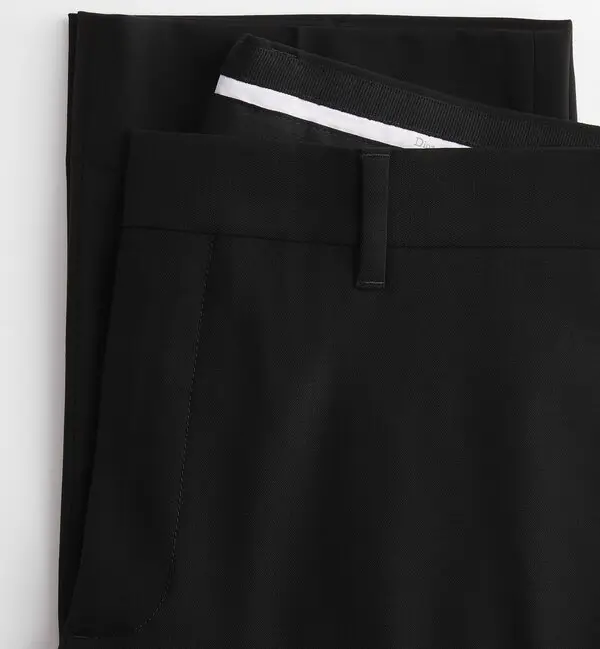 Dior Tailored Pleated Full Length Trousers