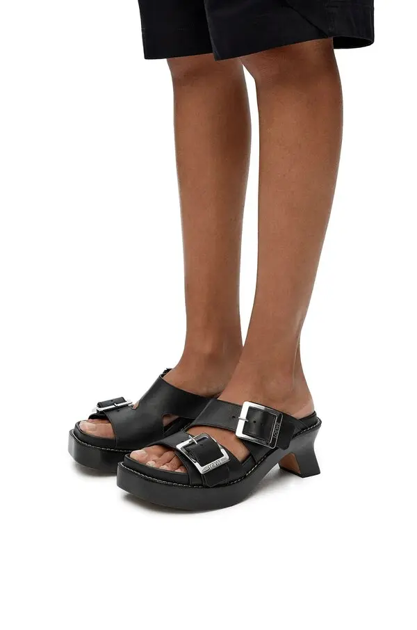Loewe Buckled Open Toe High Heel Sandals