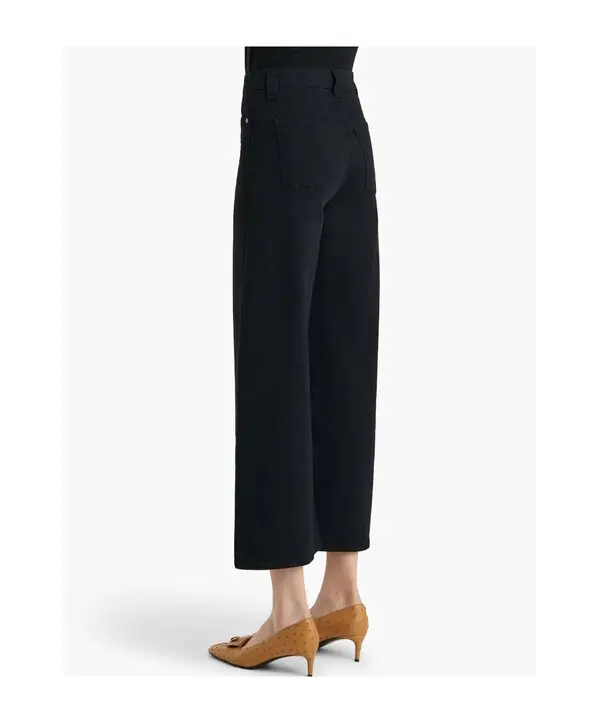 Khaite Delina Wide-leg Cropped Jeans - Carlyle