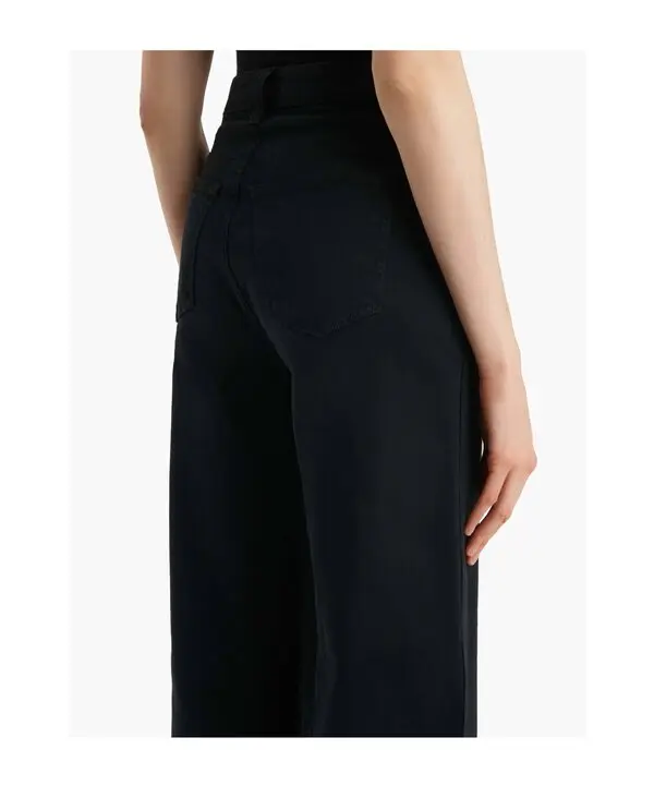 Khaite Delina Wide-leg Cropped Jeans - Carlyle