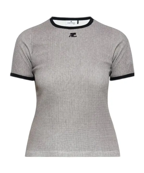 COURREGES Short-sleeved T-shirt - Gray