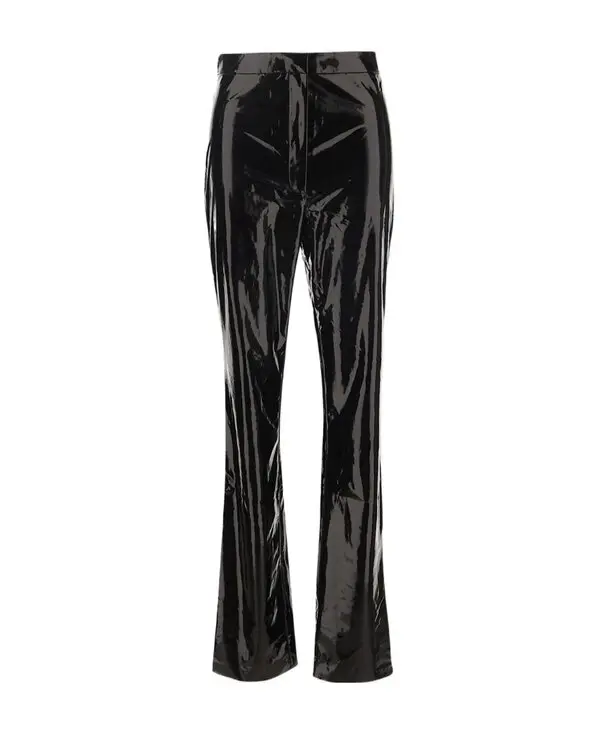 ROTATE BY BIRGER CHRISTENSEN Logo Casual Pants - Black