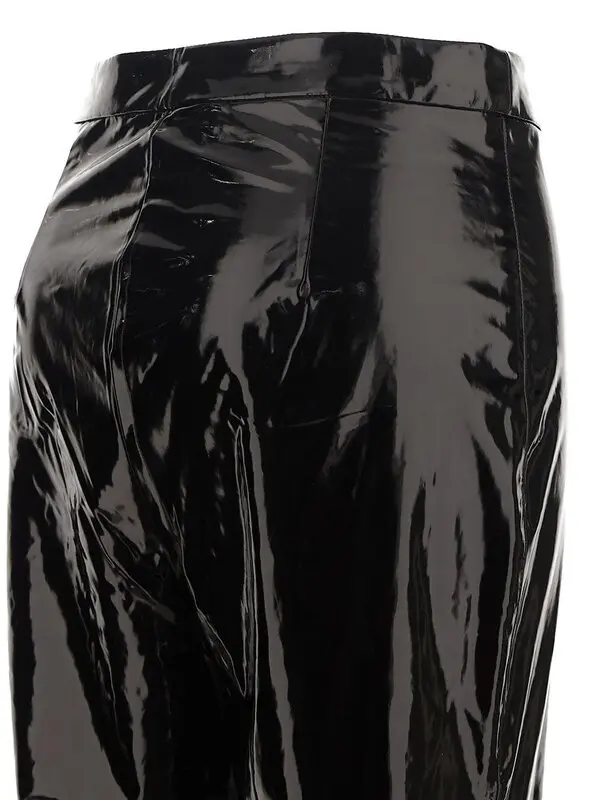 ROTATE BY BIRGER CHRISTENSEN Logo Casual Pants With Zipper Details