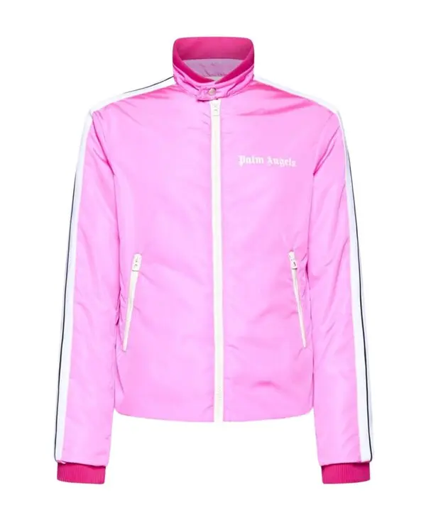 Palm Angels Logo-print Padded Track Jacket - Pink