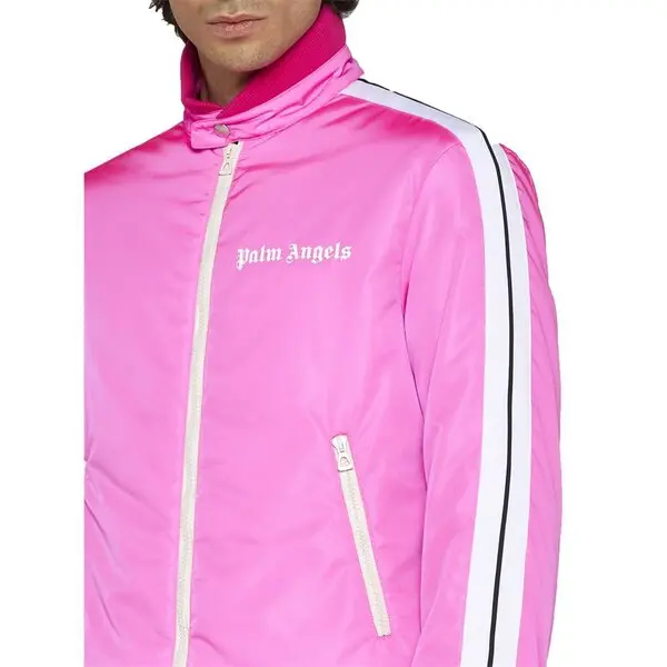Palm Angels Logo-print Padded Track Jacket - Pink