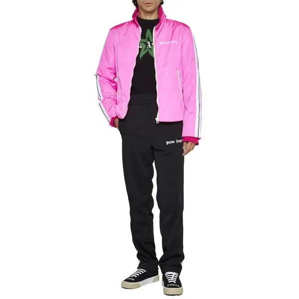 Palm Angels Logo-print Padded Track Jacket - Pink
