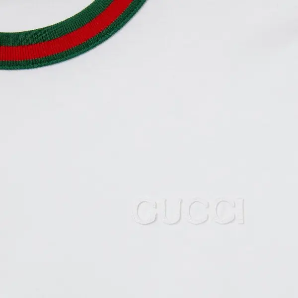 Gucci Logo Detailed Crewneck T-shirt