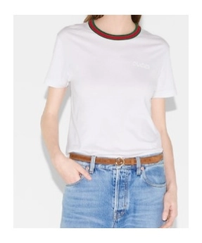 Gucci Logo Detailed Crewneck T-shirt