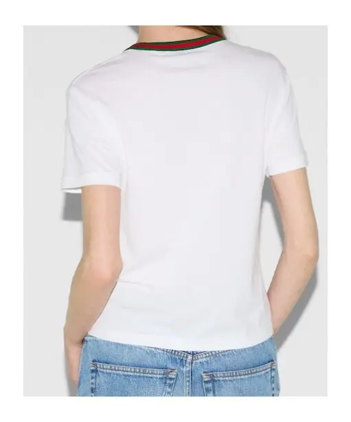 Gucci Logo Detailed Crewneck T-shirt