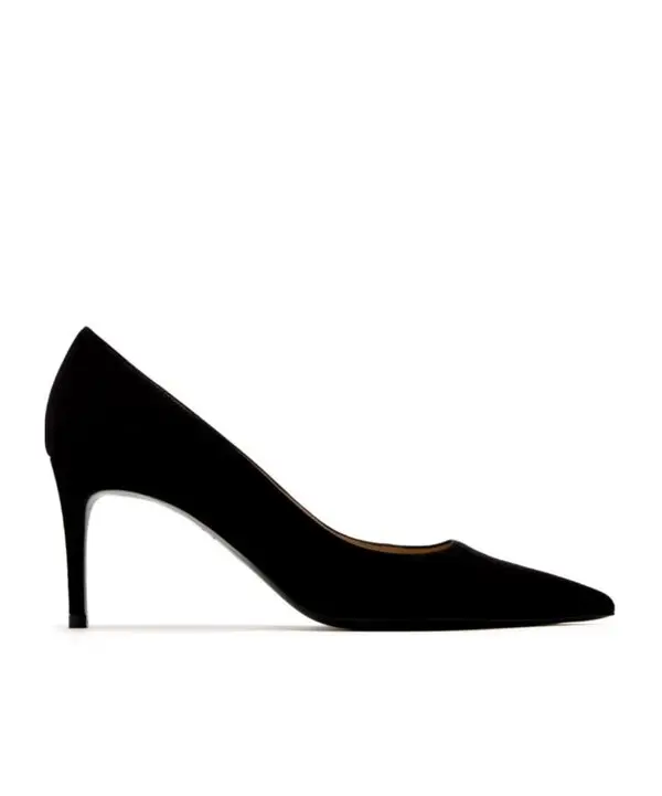 STUART WEITZMAN 75mm Suede Pumps With Pointed Toe And Stiletto Heel - Black
