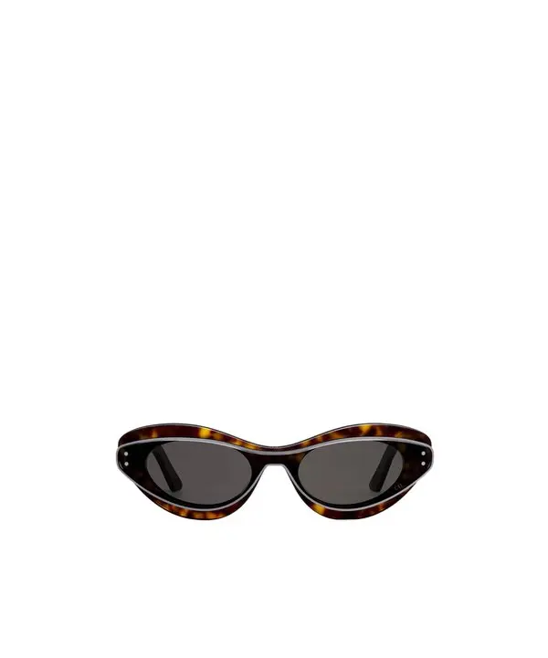Dior Tortoiseshell Pattern Cat Eye Sunglasses - Brown