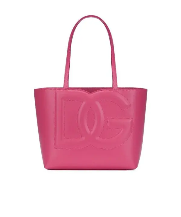 Dolce & Gabbana Small Shopping Bag With Embossed Logo