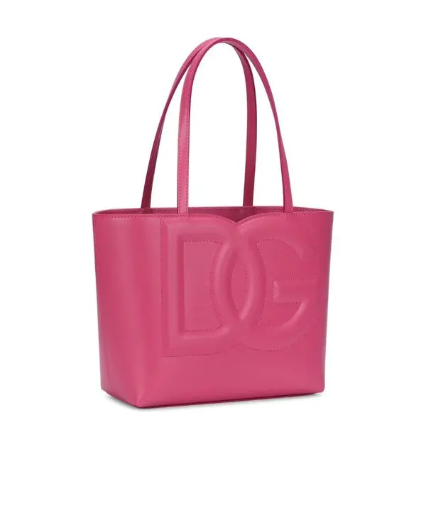 Dolce & Gabbana Small Shopping Bag With Embossed Logo