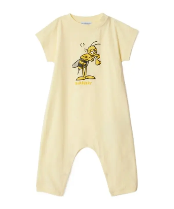 Burberry Bee Print Romper - Matte Lemon