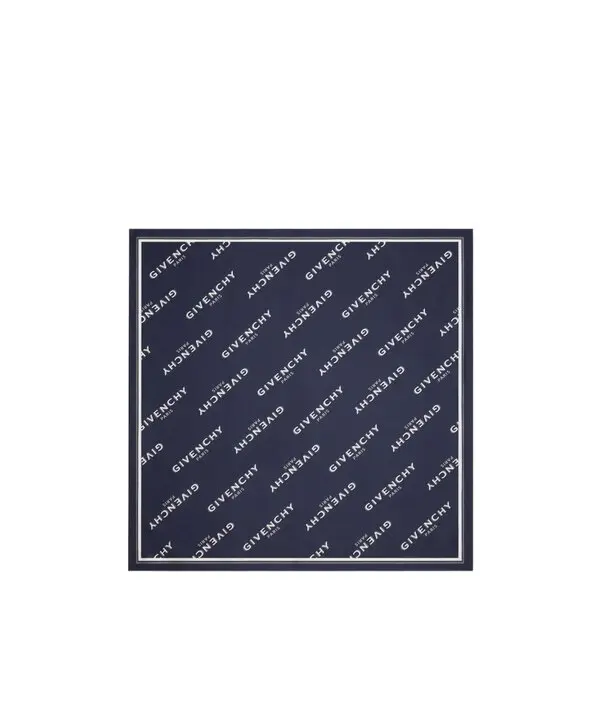 Givenchy Shadow Square In Silk - Navy Blue