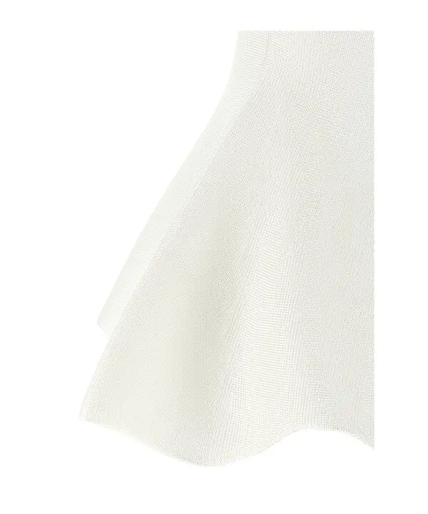 Khaite Andra Knitted Top - White