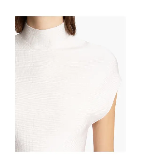 Khaite Andra Knitted Top - White