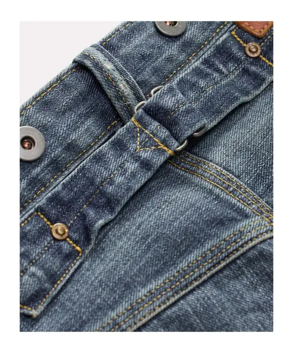 Ralph Lauren Distressed Straight-leg Jeans