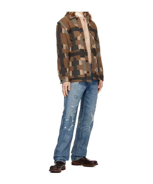 Ralph Lauren Distressed Straight-leg Jeans