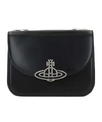 VIVIENNE WESTWOOD Linda Logo Plaque Shoulder Bag