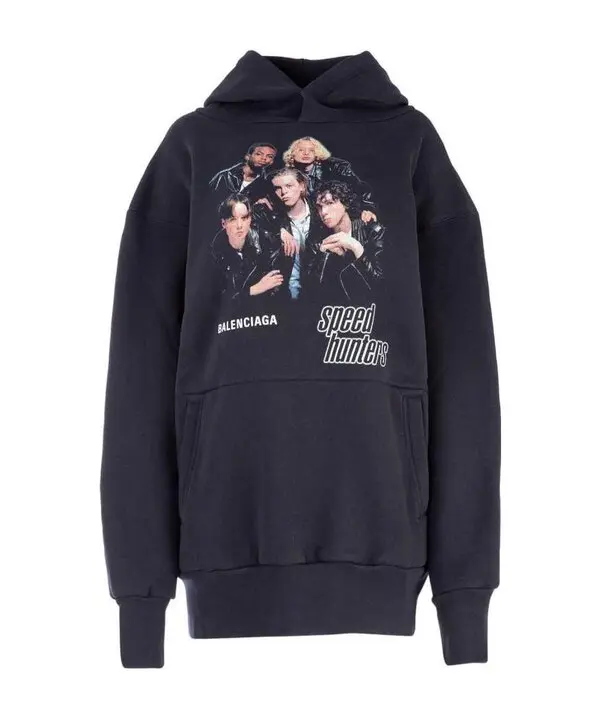 Balenciaga Speedhunters Graphic Print Hoodie