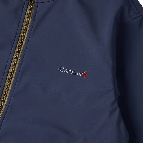 Barbour Long-sleeved Casual Jacket With Zipper Pockets